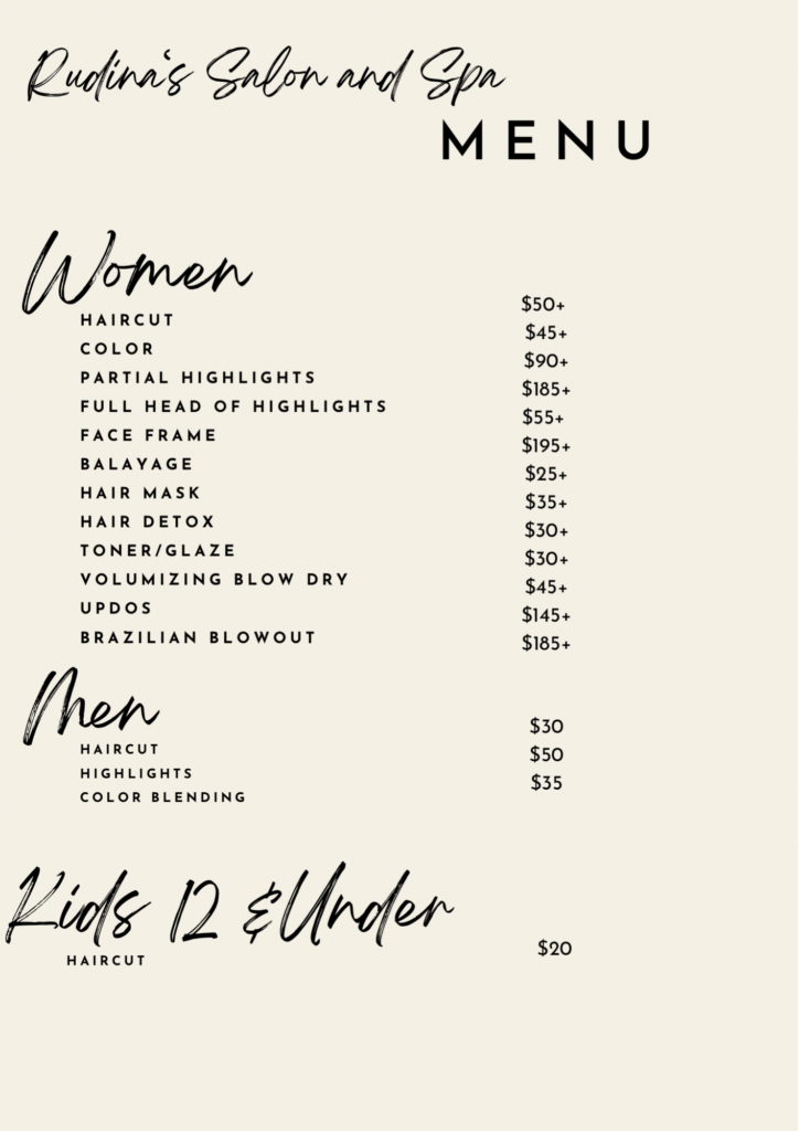 Rudina's Salon & Spa